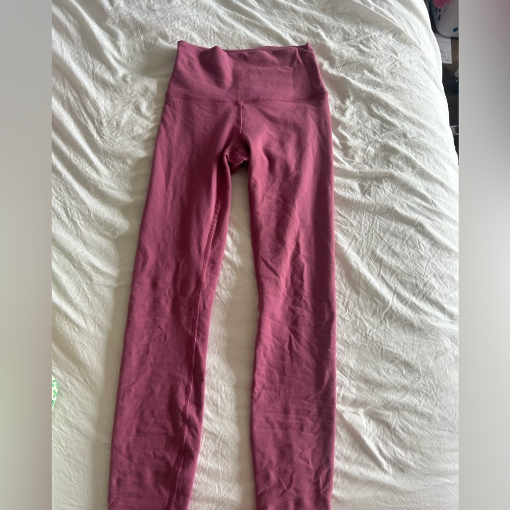 Berry Colored Lululemon Leggings - Gem